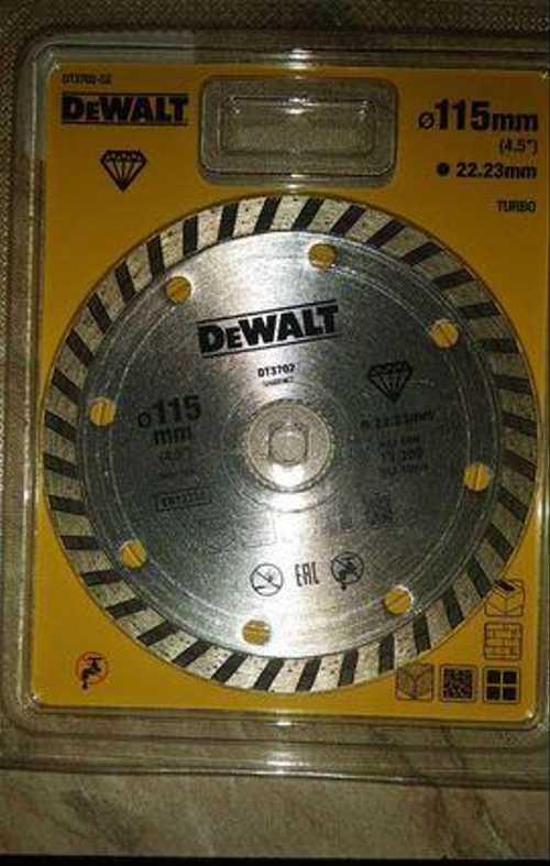 Алмазный диск Dewalt dt 3702 qz 115mm