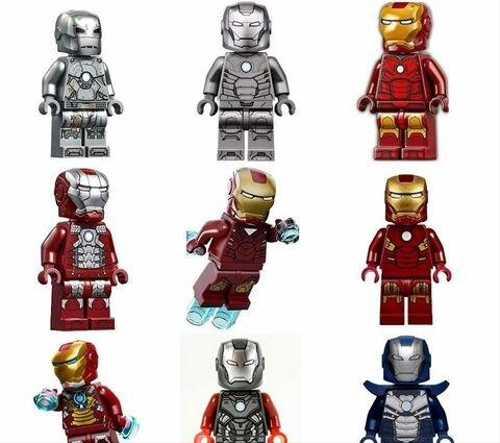 Lego Marvel Iron man полная коллекция