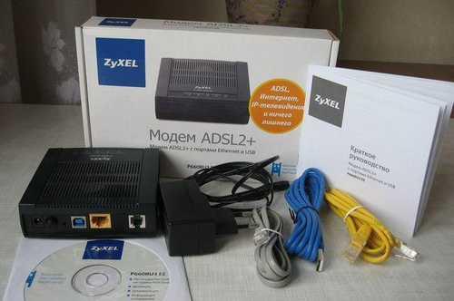 Модем zyxel adsl2+