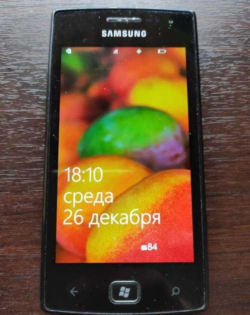 Samsung GT-I8350 Omnia W