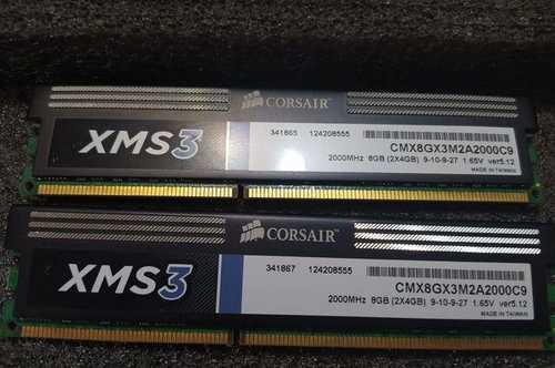 Corsair 8GB (4GBx2) 2000MHz