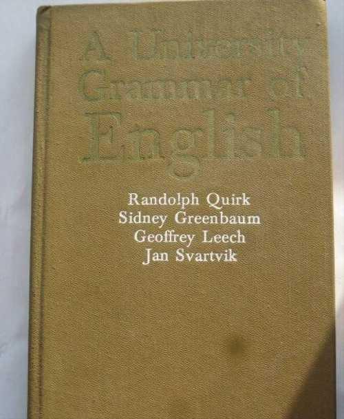 A University Grammar of English