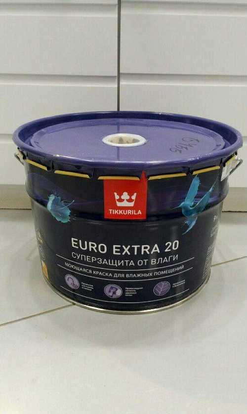 Краска Tikkurila Euro Extra 20