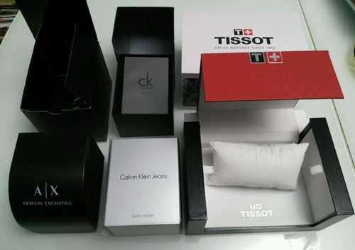 Коробка от часов Tissot, Armani, Calvin Klein(Ориг
