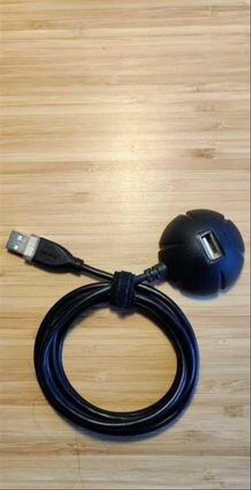 Кабель удлинитель Hama USB 2.0 A(m) - A(f), 1,5 м