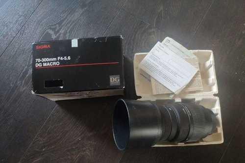 Объектив Sigma 70-300mm F4-5.6