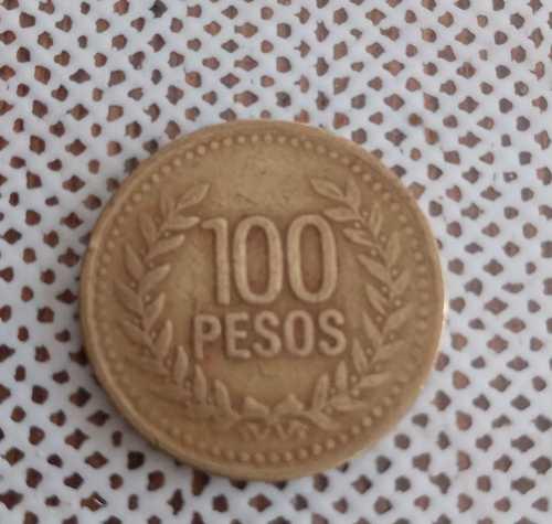 Монета 100 pesos Колумбия, 1994 г