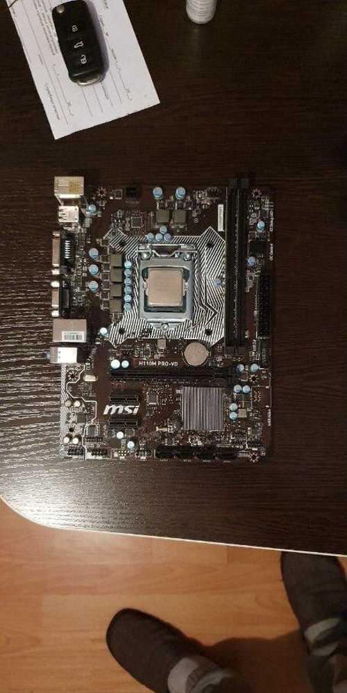 I3 6100,msi h110m pro-vd, Asus r9 380