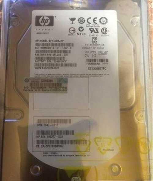 Жесткий диск HP BF146dajzp 146.8 Gb новый