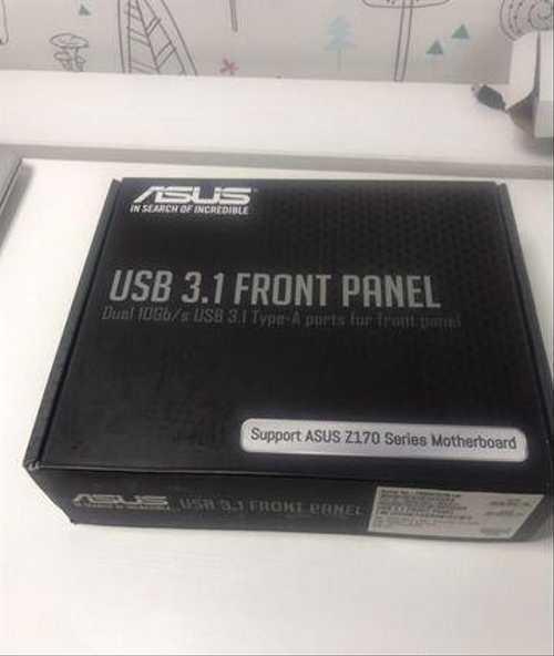 Панель asus USB 3.1 front panel
