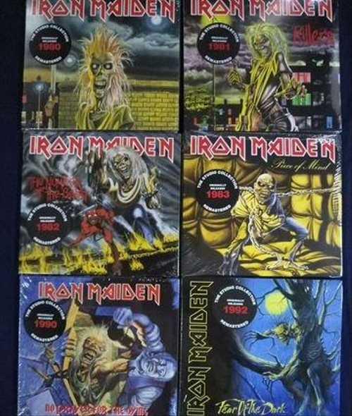 Фирменные диски Iron Maiden, Pantera, Slipknot