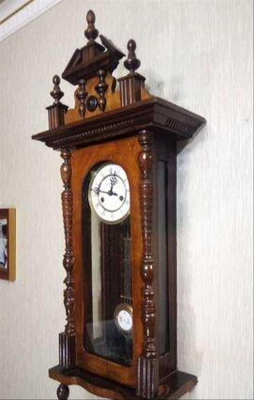 Старинные Часы, настенные Gustav Becker