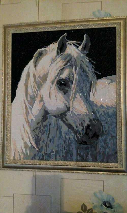 Картина Лошадь алмазная вышивка
