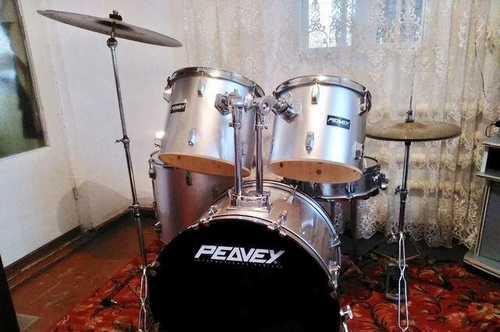 Peavey PV 5PC Drum Set Silver