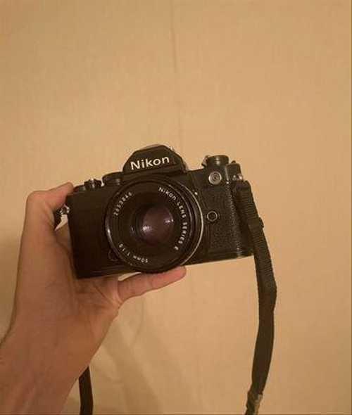 Nikon fm + nikon lens series e 50mm