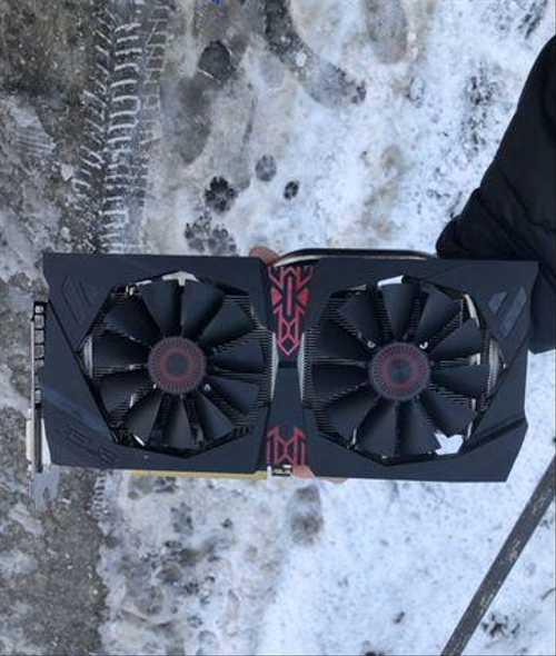 Продам видеокарту asus strix r9 380 4gb ddr5