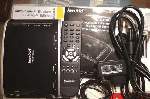 Внешний тв-тюнер kworld SA300-A hdmi