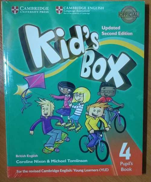 Kids Box 4 2-ed Updated. Комплект, новый