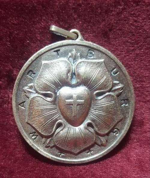 Роза Лютера кулон, знак лютеранства
