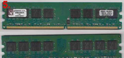 Оперативная память (DDR2 667 и 800, DDR3)