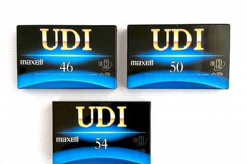 Набор 3 кассеты Maxell UD I 46 50 54 - 1994 г