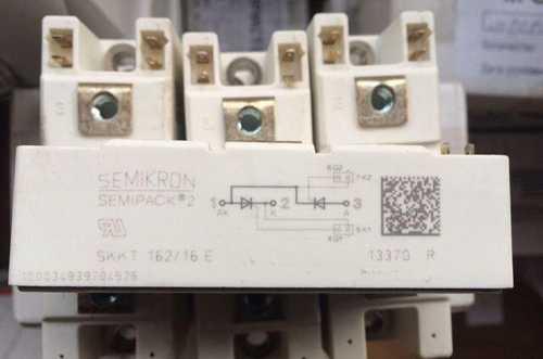 Тиристорный модуль Semikron skkt 162/16e