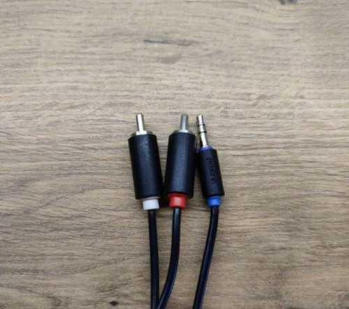 Аудиокабель prolink jack 3.5/RCA, 3 м