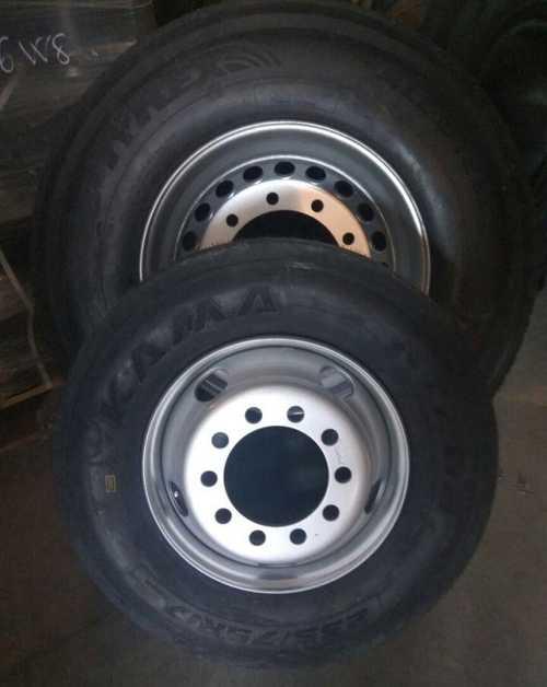 Колесо в сборе шина 235/65 r17,5+диск 6,75-17,5