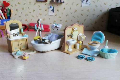 Sylvanian Families #2952 Bath Room Set