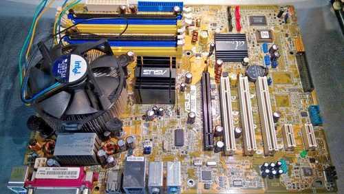 Материнка Asus P5GDC-V Deluxe DDR2 + DDR1, LGA775