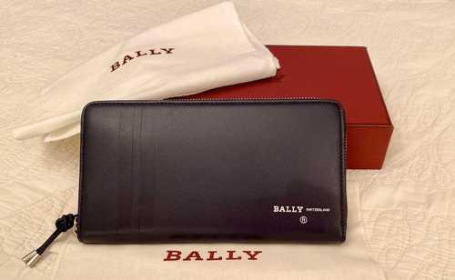 Bally Швейцария-Италия портмоне мужское синее нов