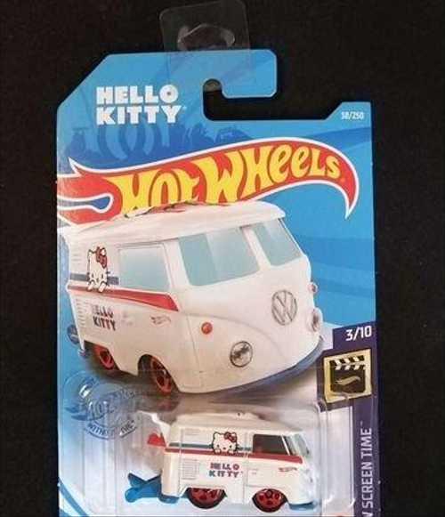 Редкий автобус Hot Wheels hello kitty