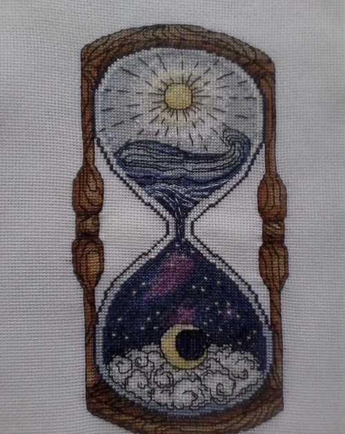 Картина "Песочные часы день-ночь"