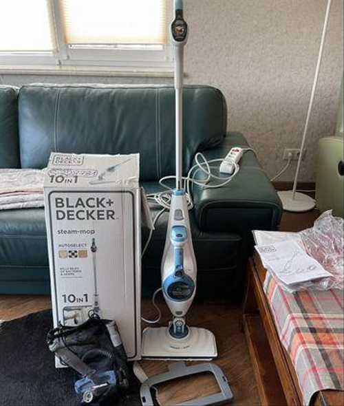Паровая швабра + отпариватель black dacker