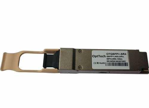 Модуль qsfp+, 40G, SR4, MPO, MM, 100M