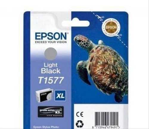 Картридж Картридж Epson T1577 Light Black C13T1577
