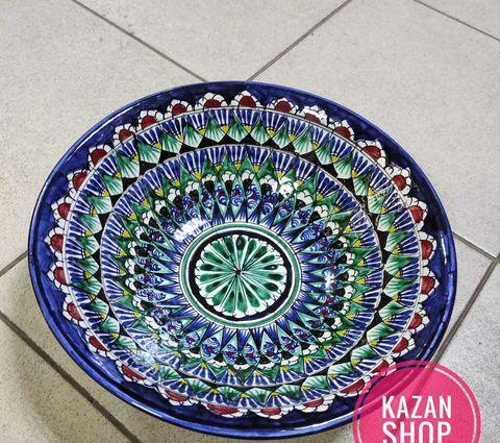 Дамтовок глубокий ляган 30 см узбекская керамика