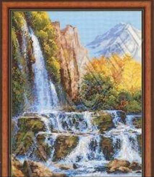 Картина ручной работы водопад