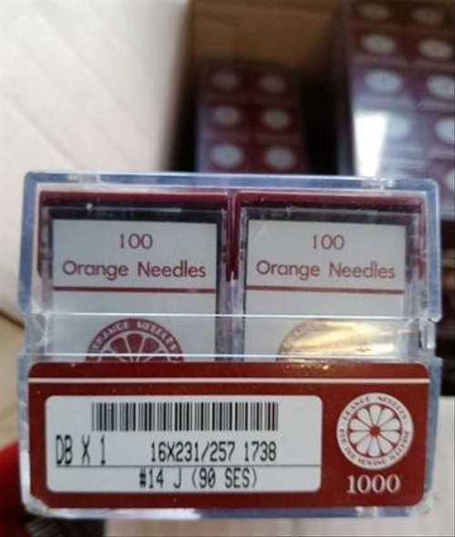 Швейные иглы Orange Needles