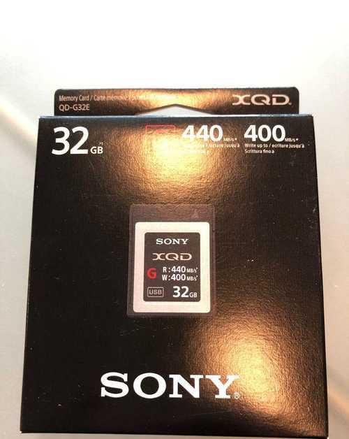 Карта памяти sony XQD 32Gb для nikon Z