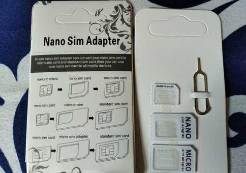 Адаптеры для SIM карт (Nano sim,Micro sim)