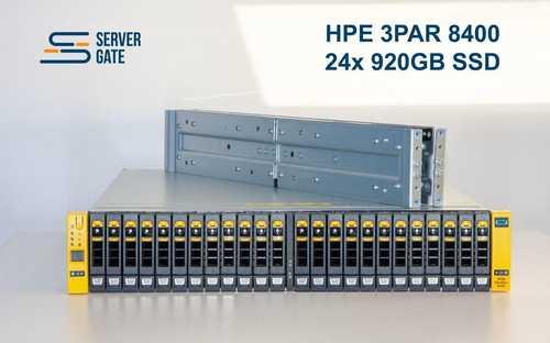 Схд HPE 3PAR StoreServ 8400 24x 920GB SSD