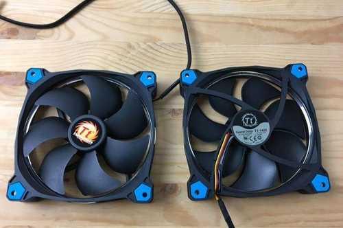 Корпусные кулеры Thermaltake 140мм Riing Blue 2 шт