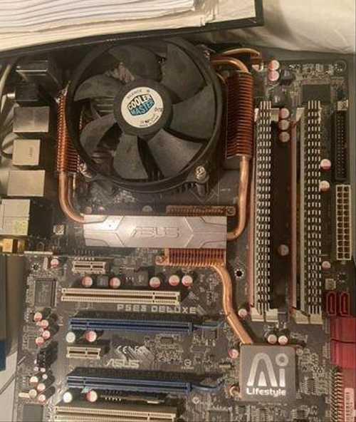 Asus p5e3 deluxe (lga775) + intel core quad duo +