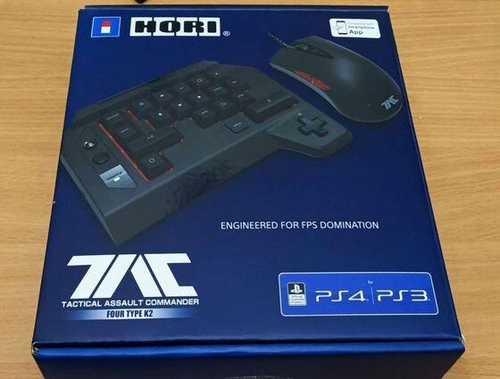 Игровой набор Hori Клавиатура + Мышь на PS3/PS4