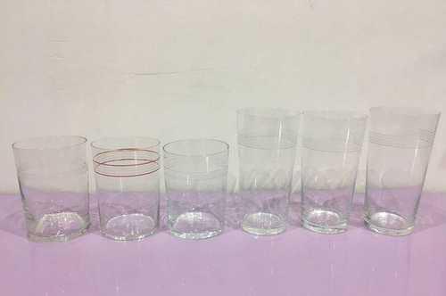 Тонкостенные стаканы СССР разные