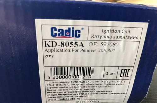 Катушка зажигания KD8055A Cadic для peugeot