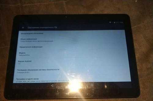 Планшет Turbopad 1016 3g SIM Android 7