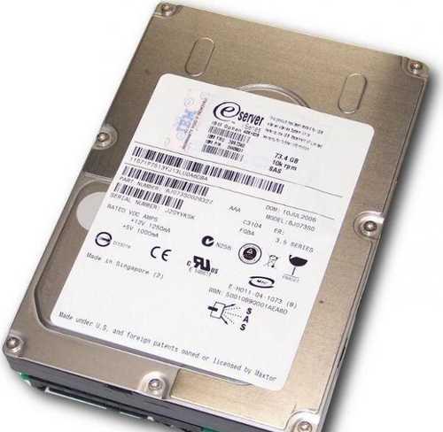 Жесткий диск IBM 73Gb 39R7340 26K5837 SAS 3.5