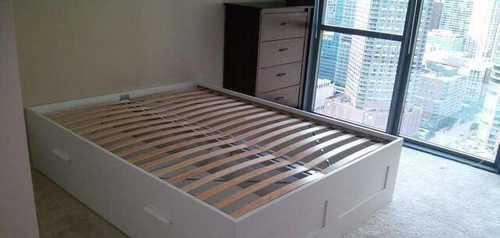 Кровать IKEA бримнэс 140х200